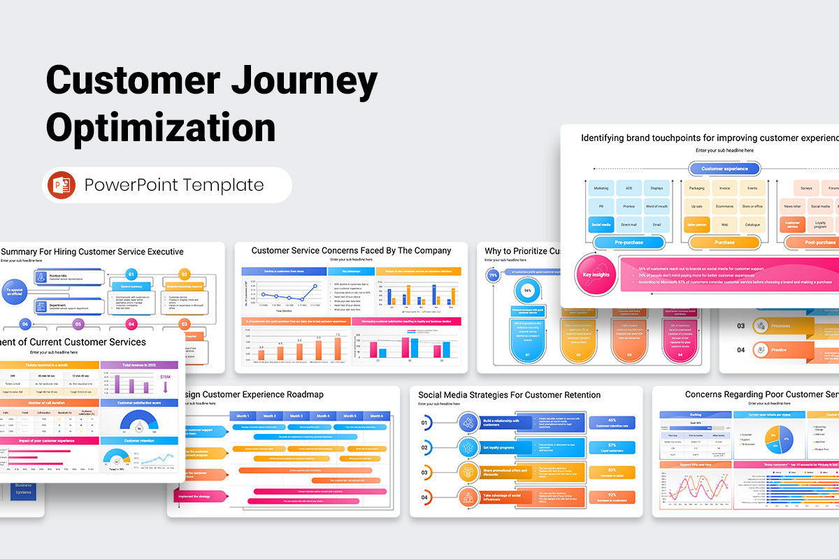 Customer Journey Optimization PowerPoint Template | Nulivo Market